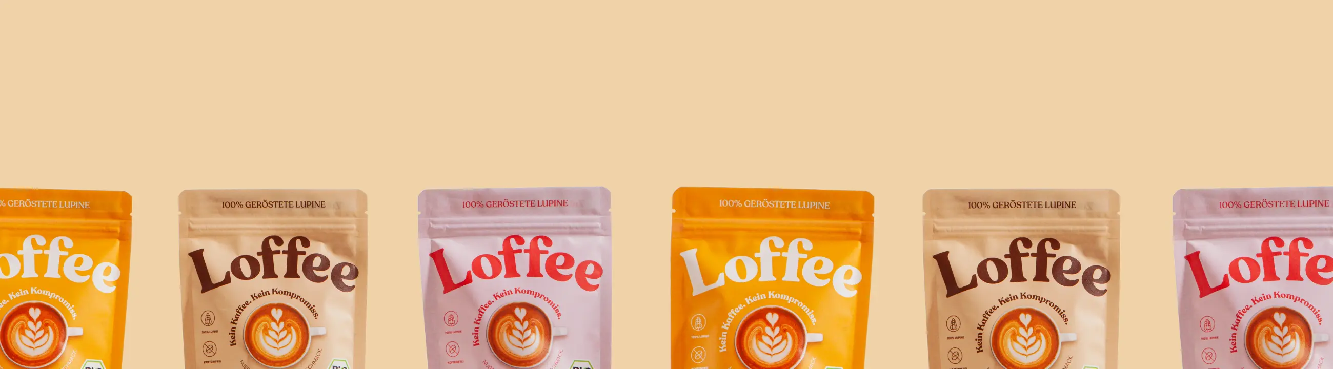 Unssere Auswahl an Lupinenkaffee - Loffee